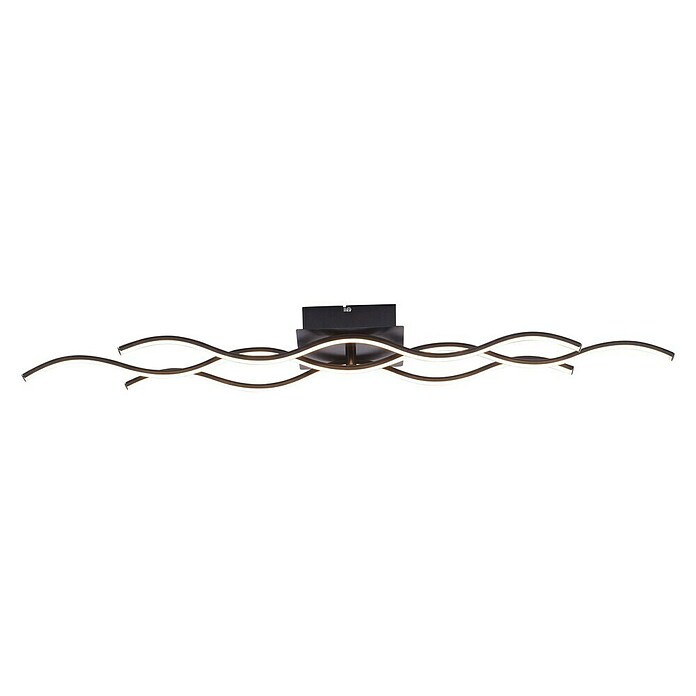 Just Light LED-Deckenlampe (32 W, L x B x H: 97,5 x 16 x 8 cm, Schwarz ...