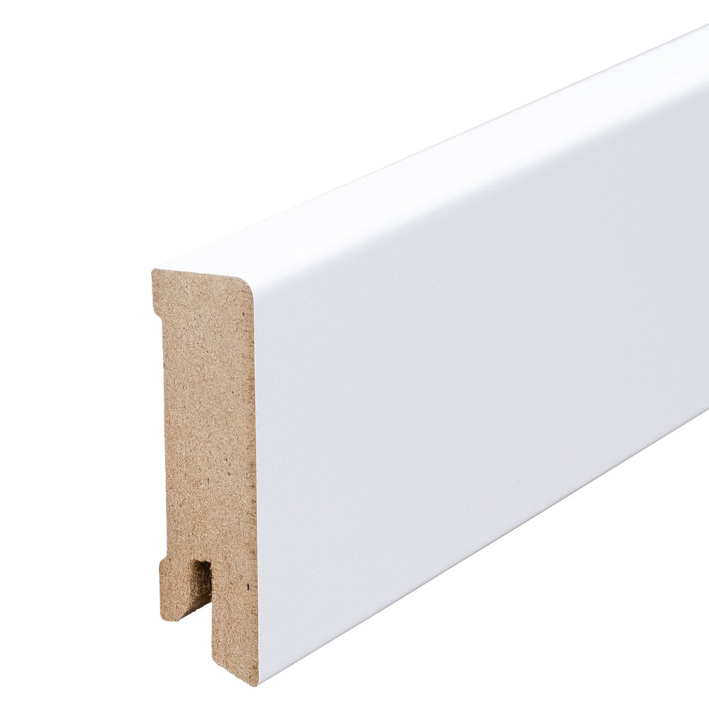 Sockelleiste - 240 x 1,6 x 5,8 cm, MDF, Weiß online kaufen bei BAUHAUS