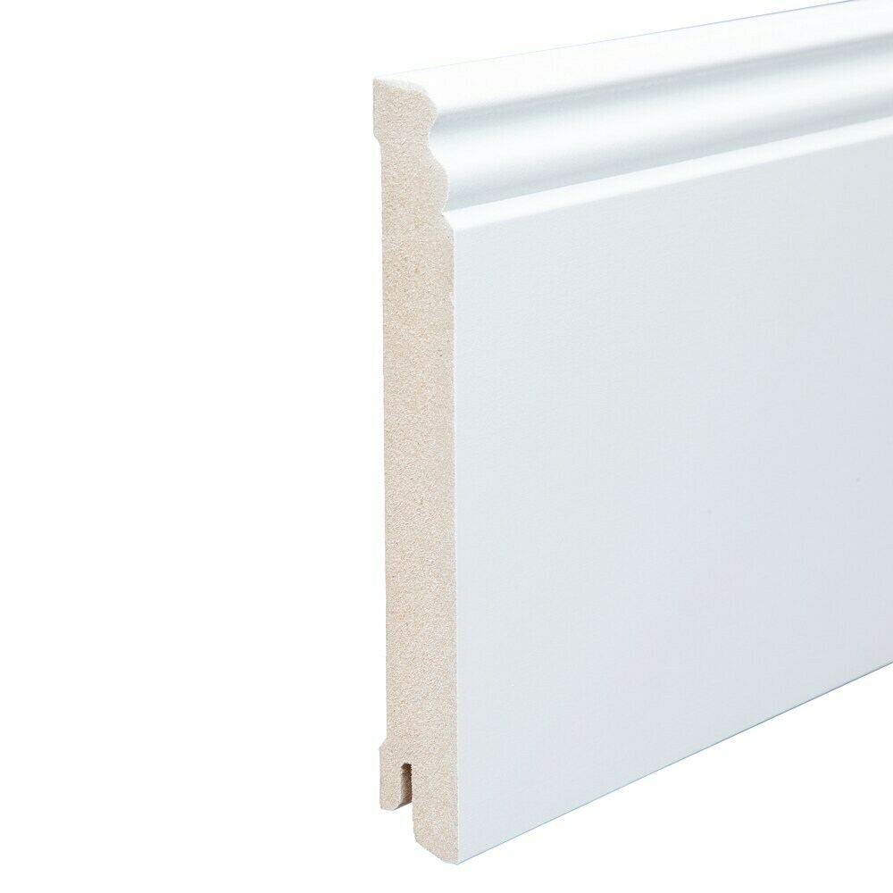 Sockelleiste - 244 x 1,8 x 14,5 cm, MDF, Beschichtet, Profiliert online ...