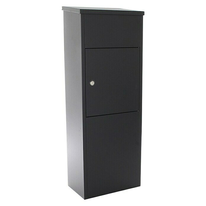 Rottner Paketbox Parcel Keeper (L x B x H: 23 x 38 x 105 cm, Schwarz ...