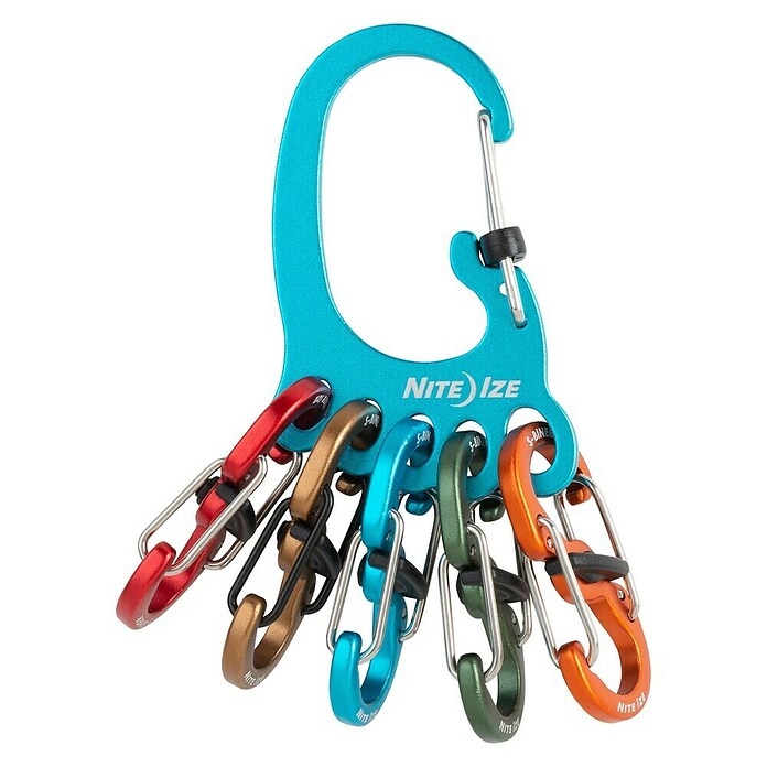 Nite Ize Schlüsselanhänger BigFoot Locker Keyrack (L x B x H: 15,3 x 35 ...