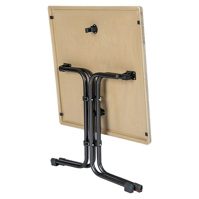 Acamp Gartentisch Piazza (L x B: 80 x 80 mm, Topalit, Anthrazit/Cemento ...