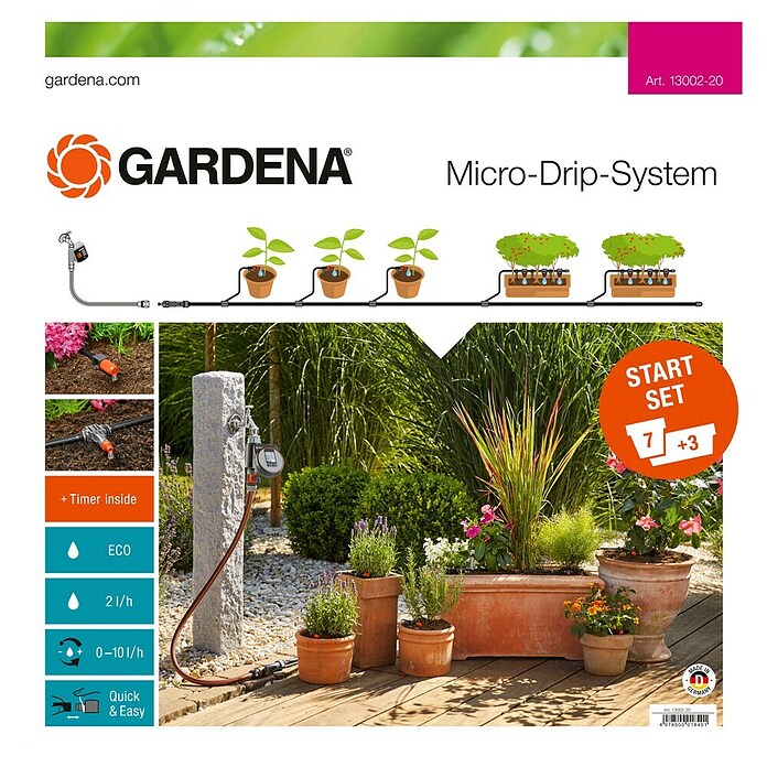 Gardena Micro-Drip Set za zalivanje Micro-Drip M - avtomatični ...