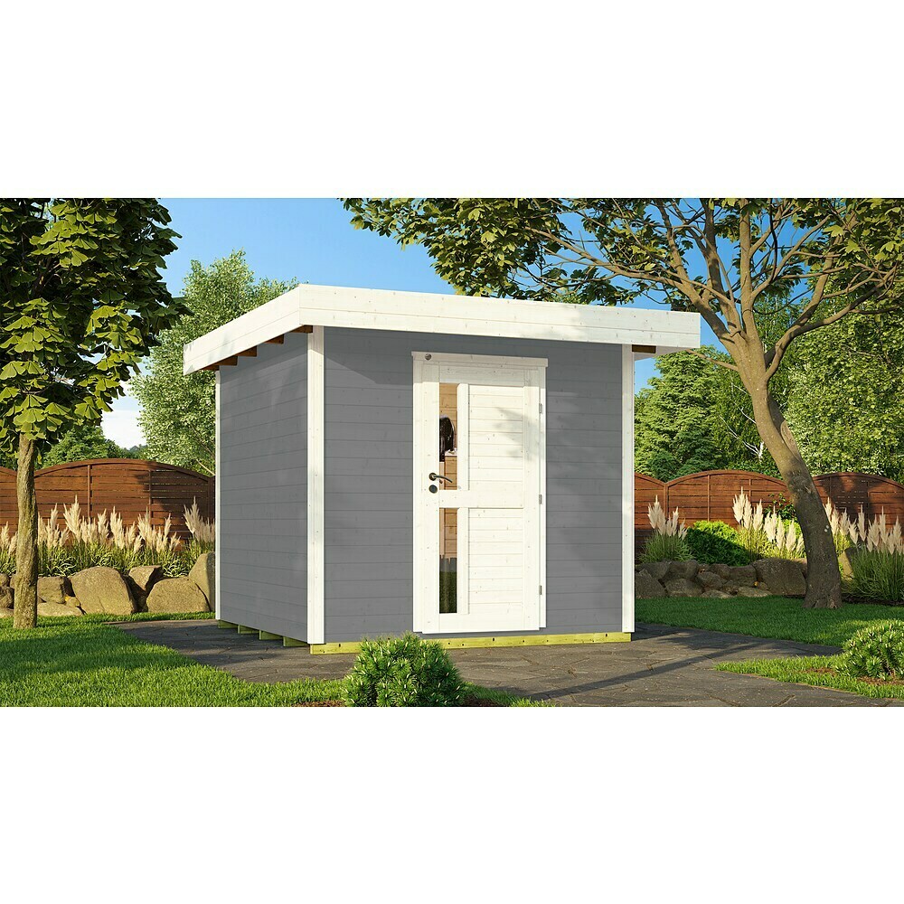 Weka Gartenhaus 172 - Außenmaß inkl. Dachüberstand (B x T): 275 x 375 ...