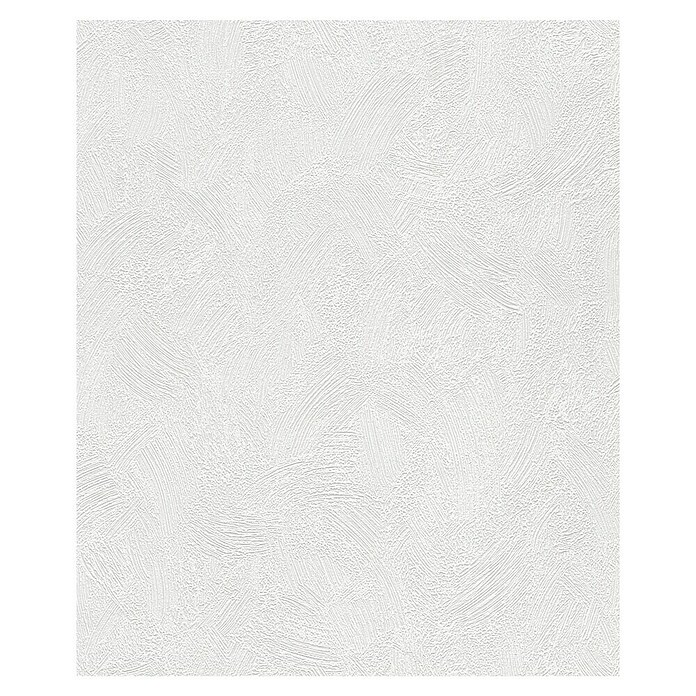 Rasch Wallton Vliestapete Putzstruktur Wisch-Optik (Weiß, Uni, 10,05 x ...