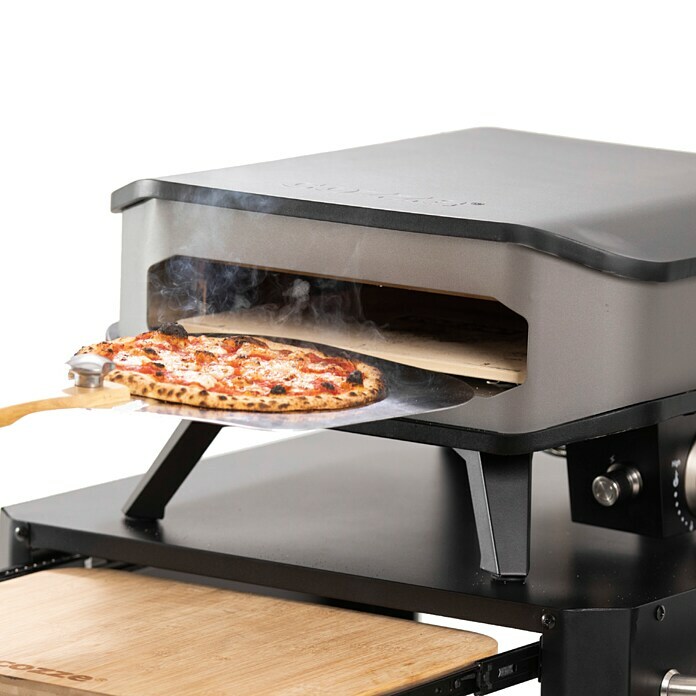 Cozze Pizzaofen L X B X H 52 X 52 X 28 5 Cm Grau Schwarz Ohne Cozze Pizzaofen L X B X H 52 X 52 X 28 5 Cm Grau Schwarz Ohne