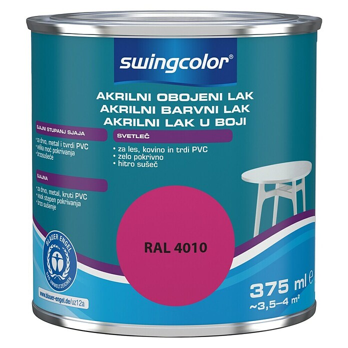 swingcolor Pisani lak (Barva: Magenta, 375 ml, Visoki sijaj) | 5961 ...