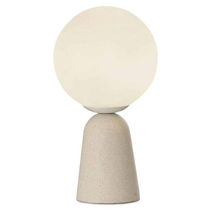 Hell Tischleuchte BOBBY (40 W, Betonoptik/Sand, E14) | BAUHAUS