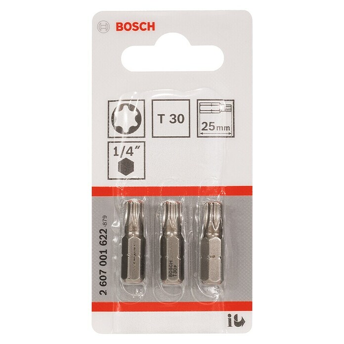 Bosch Punta Extra Hard C (TX 30, 25 mm, 3 ud.) | BAUHAUS