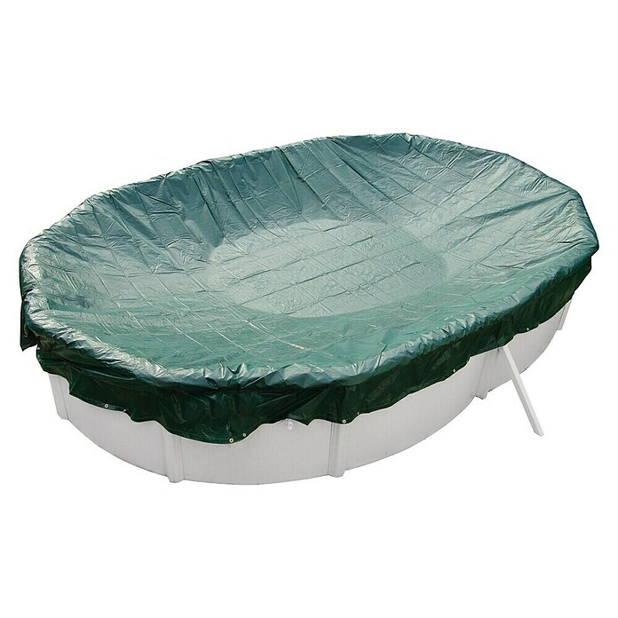 Steinbach Pool-Abdeckplane für Ovalbecken (L x B: 730 x 370 cm, 120 g ...