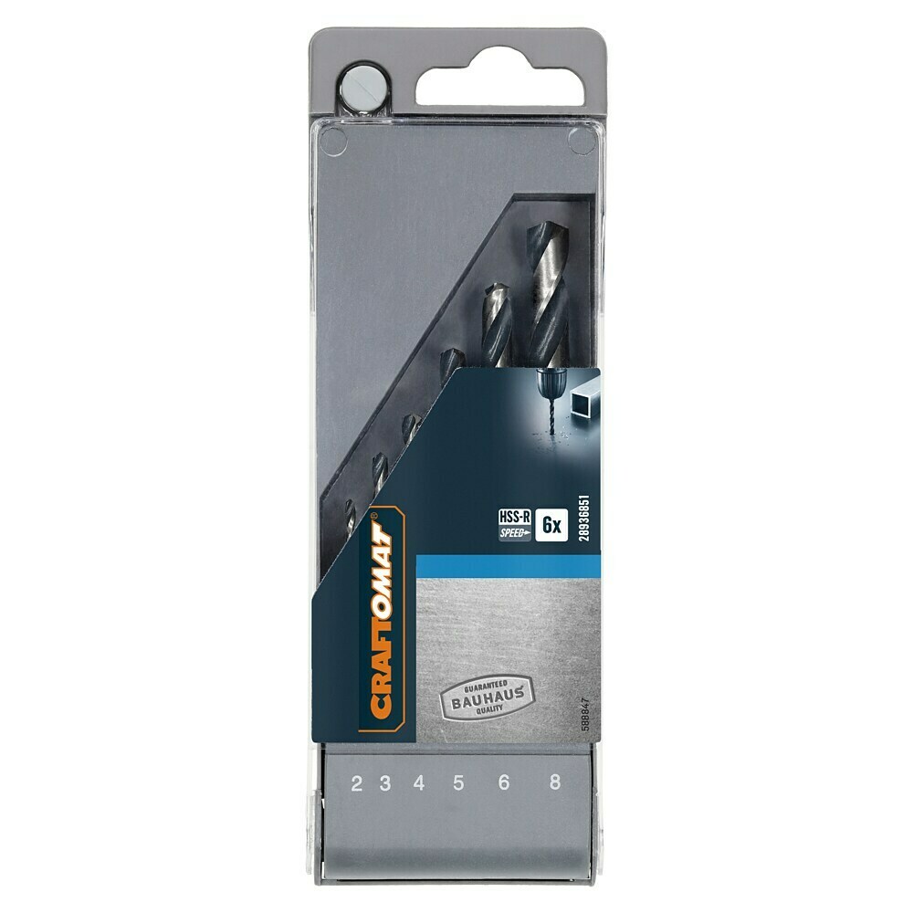 Craftomat Metallbohrer HSS-R Speed - Durchmesser Bohrer: 8 mm online ...