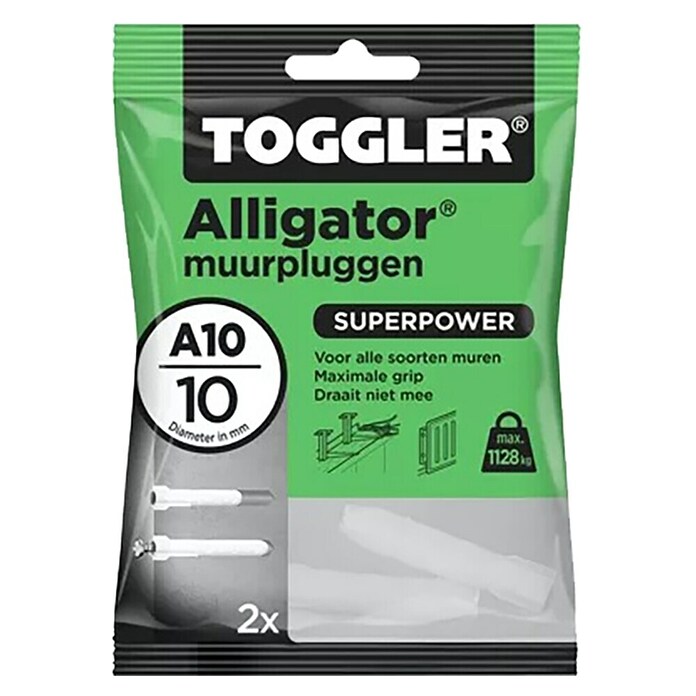 Toggler Pluggen Alligator A10 (2 st.) | BAUHAUS