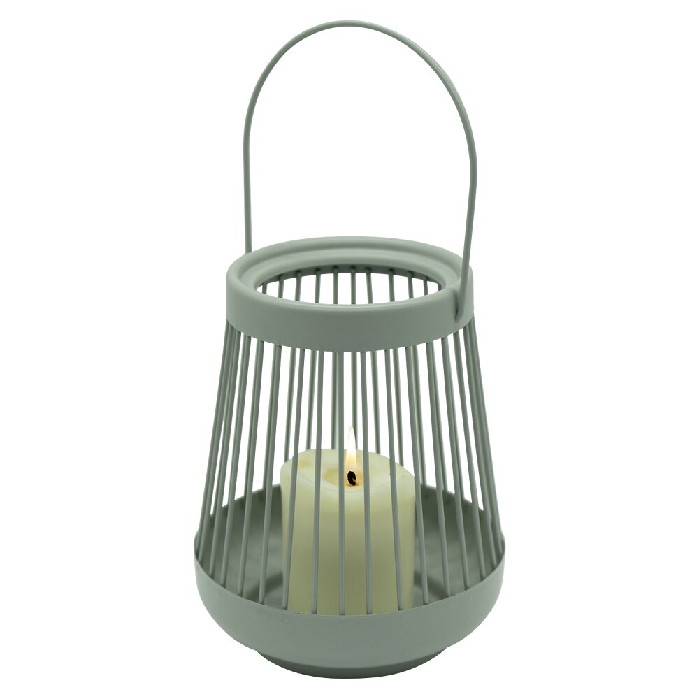 Windlicht - Ø x H: 13 x 16 cm, Grau online kaufen bei BAUHAUS