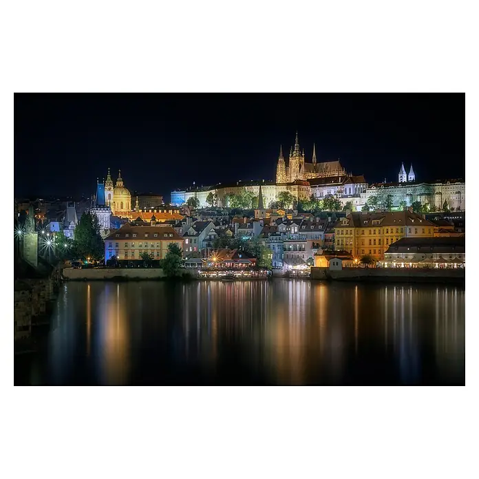 Papermoon Premium collection Fototapete Prag Nachts - B x H: 300 x 223 ...