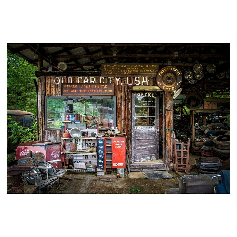 Papermoon Premium collection Fototapete Alte Autostadt kaufen