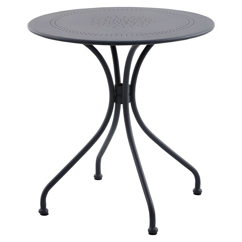 Sunfun Melissa Balkontisch rund - Ø x H: 70 x 72 cm, Stahl, Anthrazit ...