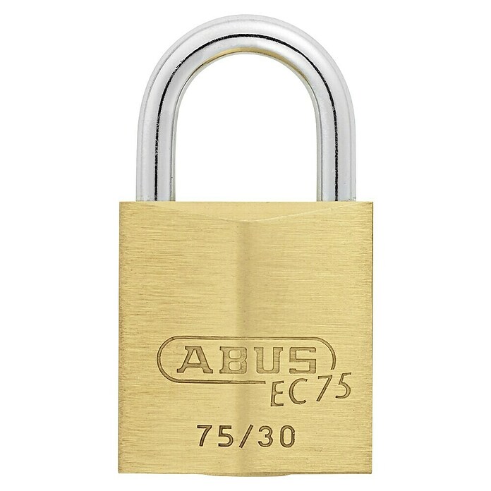 Abus Vorhängeschloss Lock-Tag 75/30 (B x H: 30 x 54 mm, Bügelstärke: 5 mm, Sicherheitsstufe: 5 ...