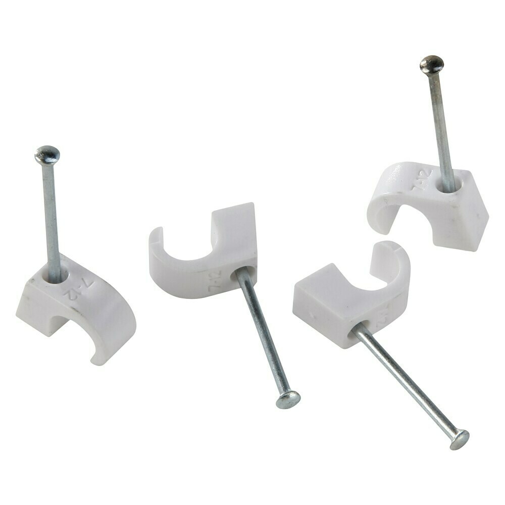 BAUHAUS Nagelschelle - 7 mm - 12 mm, 35 mm, 100 Stk., Weiß online ...