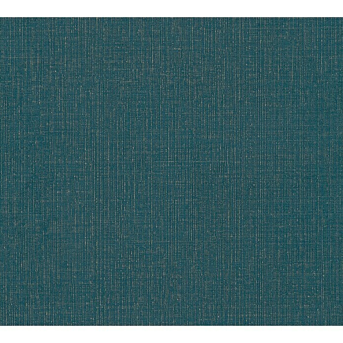 A.S. Création My Home My Spa Vliestapete (Petrol Metallic, Uni, 10,05 x ...