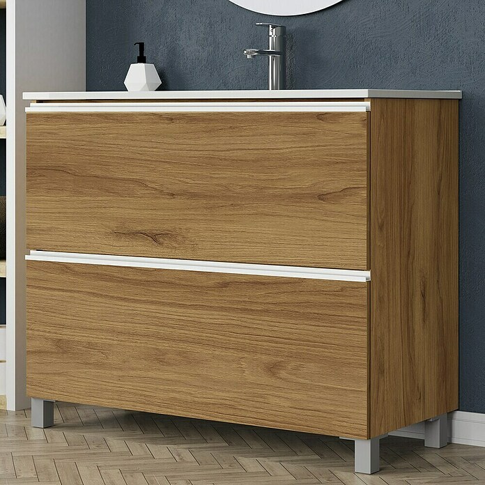 Artysan Mueble de lavabo Barcelona 2C (L x An x Al: 44,6 x 100 x 83,3 ...