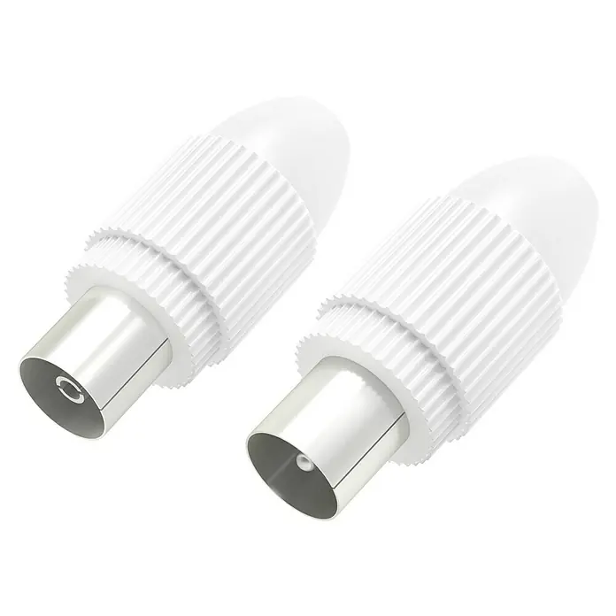 Hama Koax-Set Stecker / Kupplung, klemmbar