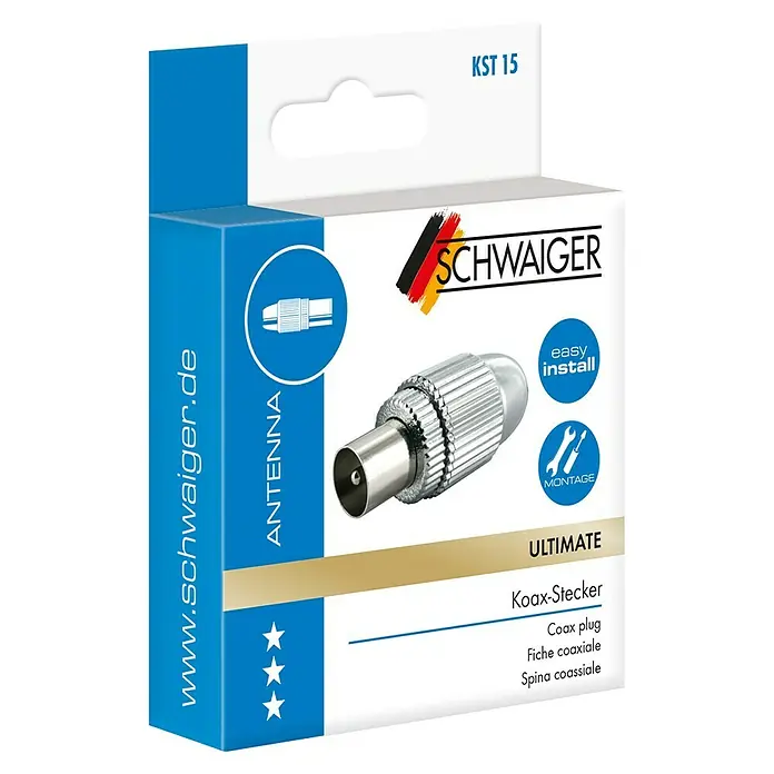 Schwaiger Koax-Stecker HQ online kaufen bei BAUHAUS