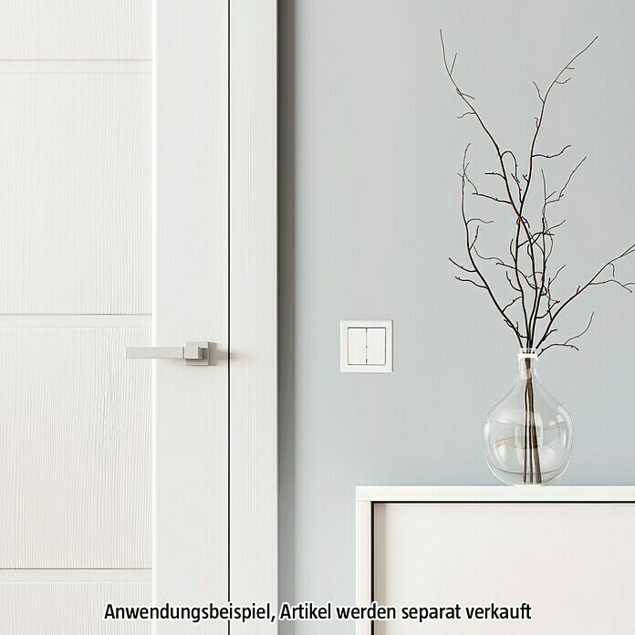 Merten M-SMART Abdeckrahmen 478119 (Polarweiß, 1-fach, Kunststoff ...
