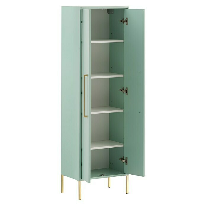 Schildmeyer Sarah Highboard (46,2 x 30 x 154,7 cm, Mint, Matt) | BAUHAUS