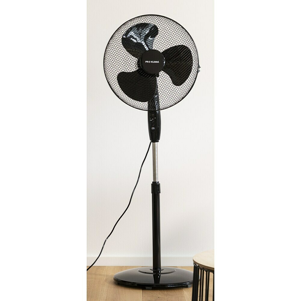 Proklima Standventilator - Schwarz, 40 cm, 127 cm online kaufen bei BAUHAUS