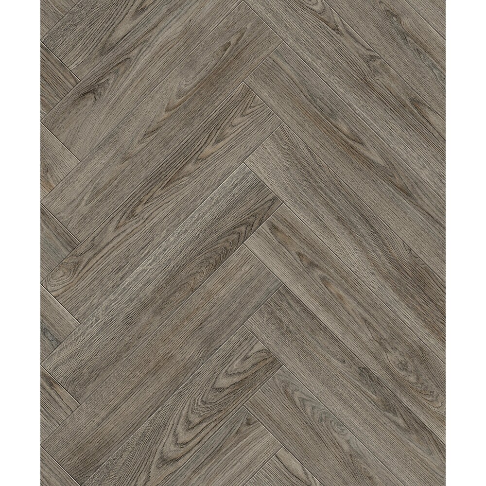 Beauflor PVC-Boden Meterware Hermes - 400 cm, Grau/Braun, Wood 24 ...
