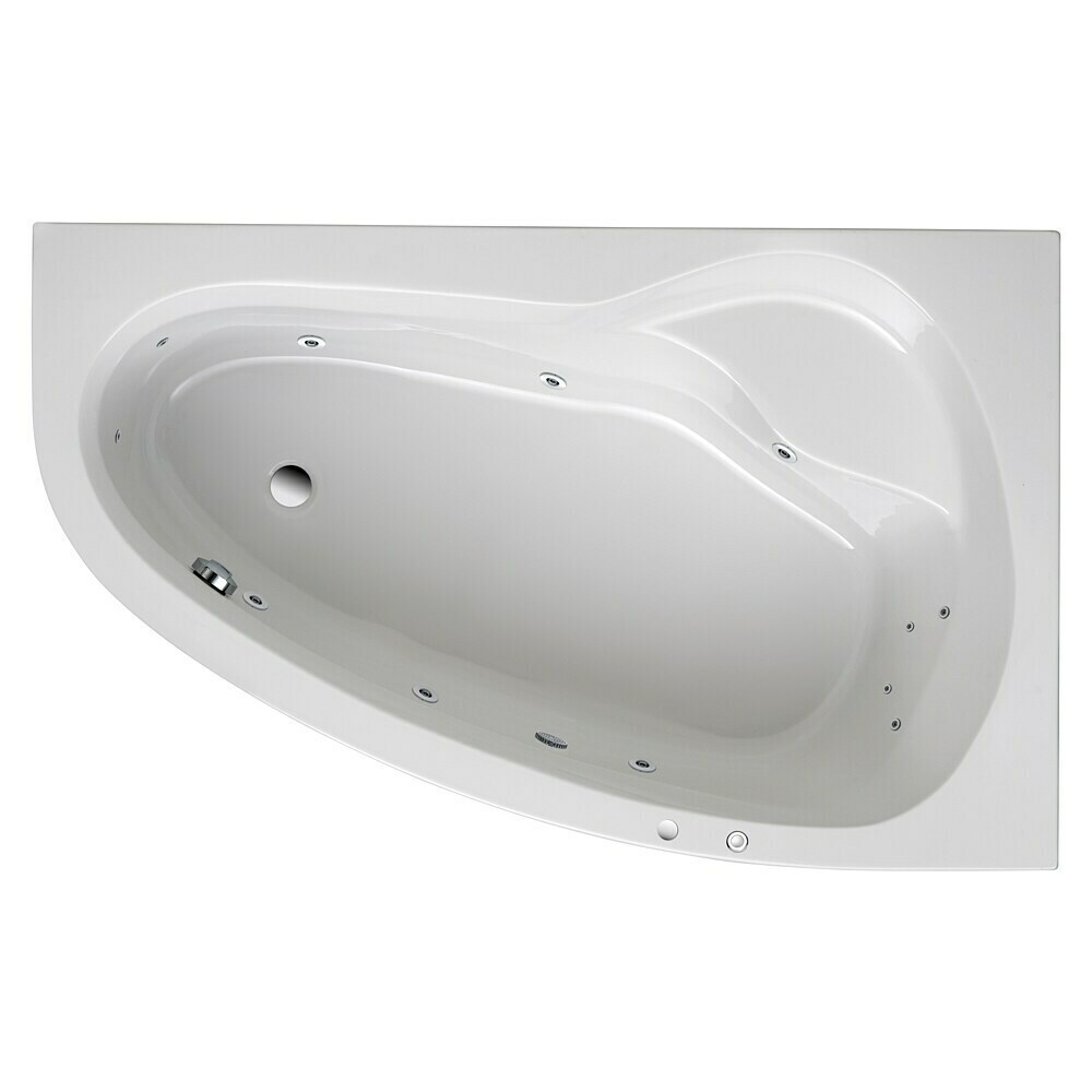 Ottofond Whirlpool Mauritius - 175 x 110 cm, Sanitäracryl, Weiß ...