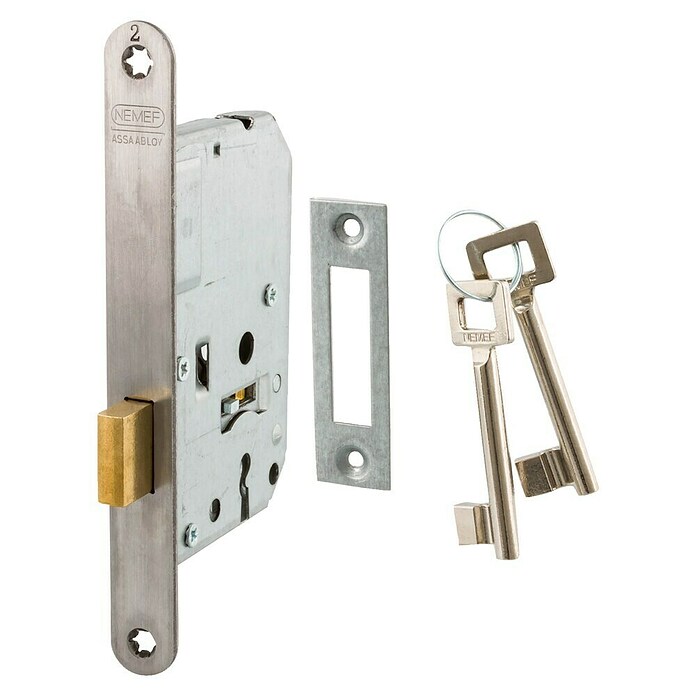 Nemef Insteekslot Kast type 1256 (RVS, DIN-aanslag: Multifunctioneel ...