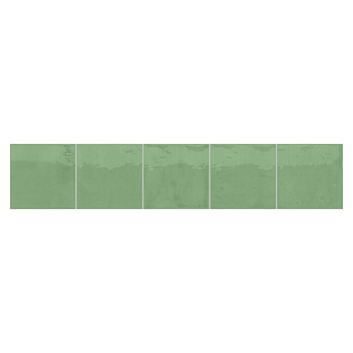 Decocer by Cinca Wandtegel Splash element apple green (15 x 15 cm ...