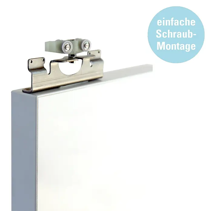 Diamond Doors Holzschiebetür-Beschlag Linea 40 Premium - Aluminium, Art ...