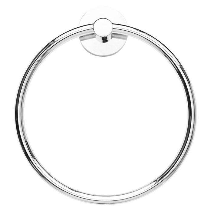 Tauro Baño Nude Toallero de anilla (Cromo, Brillante) | BAUHAUS