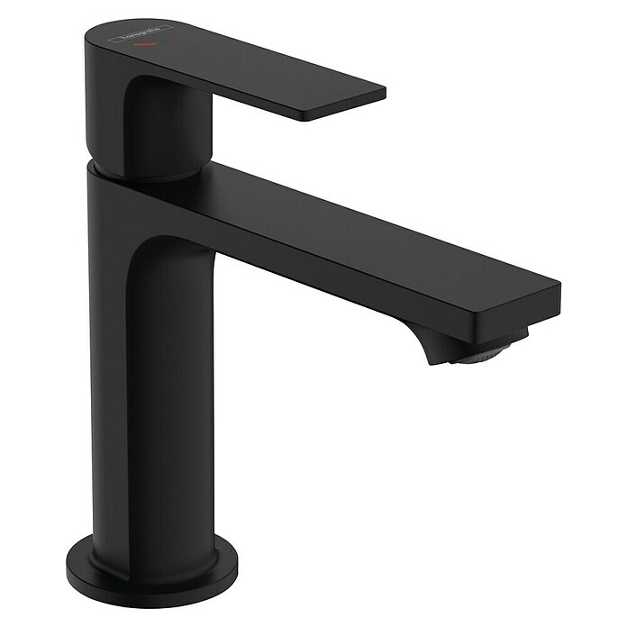 Hansgrohe Rebris E Waschtischarmatur 110 CoolStart Metallzug (Schwarz ...