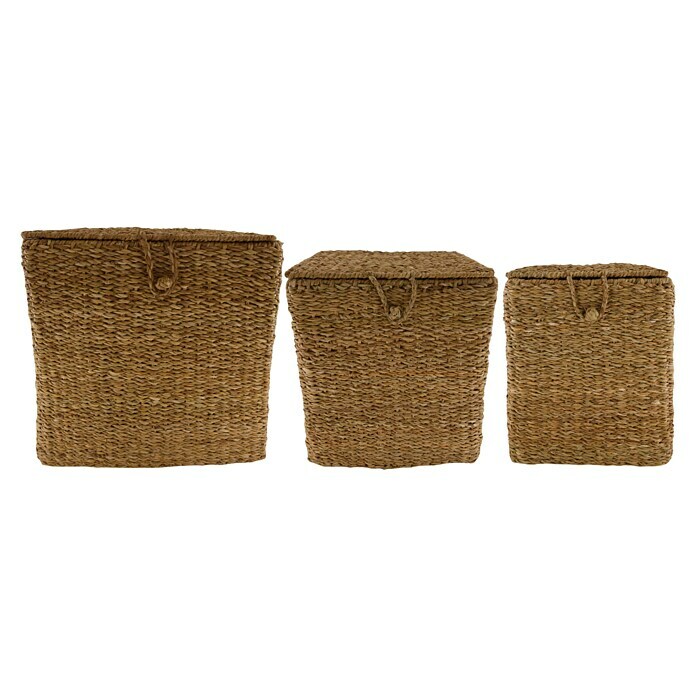 Korb Lid (1 Stk., L x B x H: 38 x 38 x 38 cm, Natur) | BAUHAUS