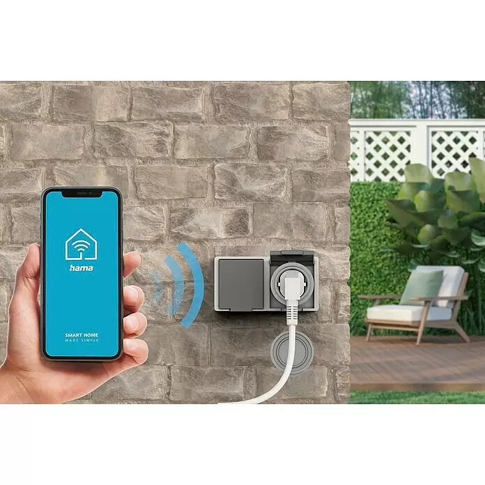 Hama Smart-Steckdose Outdoor online kaufen bei BAUHAUS