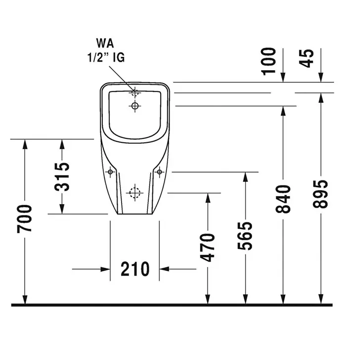 Duravit D-Code Urinal kaufen