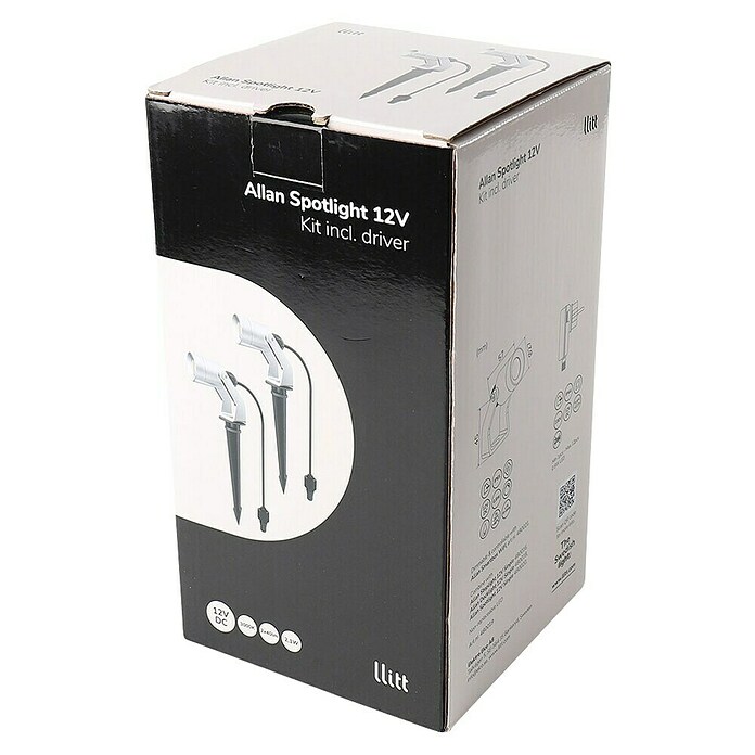 llitt Led-tuinspot Allan (Diameter: 27 mm, 2 st.) | BAUHAUS