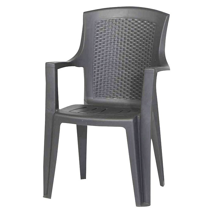 Progarden Stapelstuhl Eden (Anthrazit, B x T x H: 54 x 46 x 91 cm ...