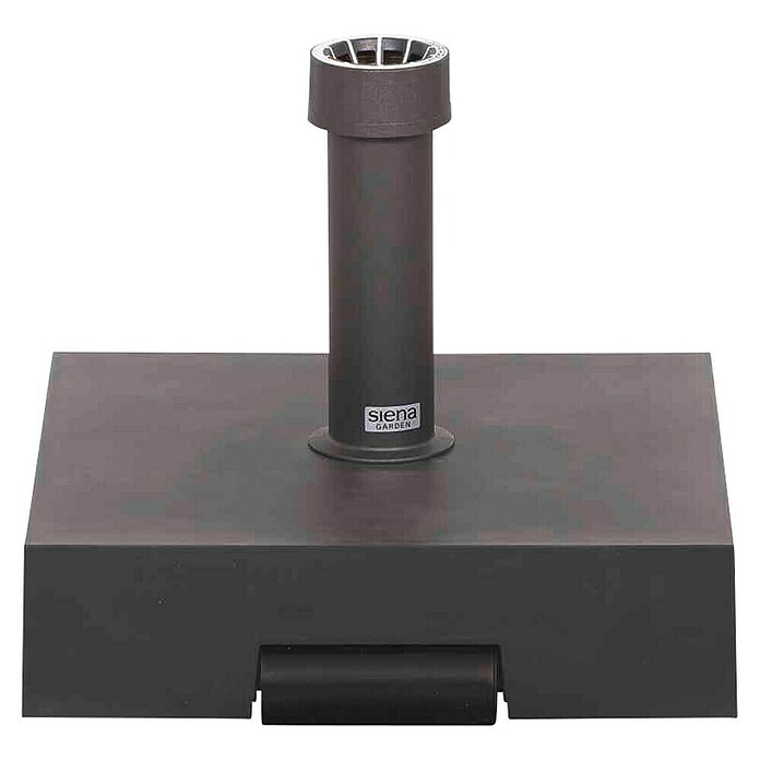 Siena Garden Betonschirmständer mit Rollen (40 x 40 cm, Anthrazit ...