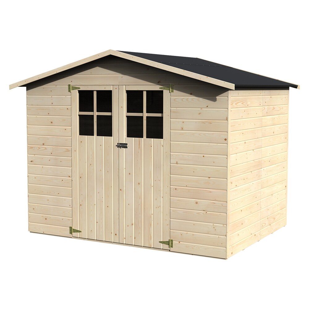 Décor et Jardin Gerätehaus Lodum - Außenbreite inkl. Dachüberstand: 262 ...