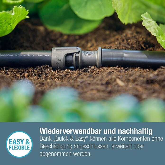Gardena Micro-Drip Verbinder (1/2" x 13 mm, 1 Stk.) | BAUHAUS