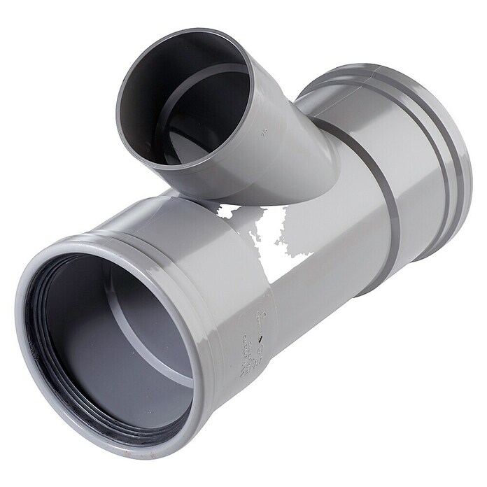 Martens Pvc-T-stuk 1xLM (75 mm - 110 mm, Kunststof, 45 °) | BAUHAUS