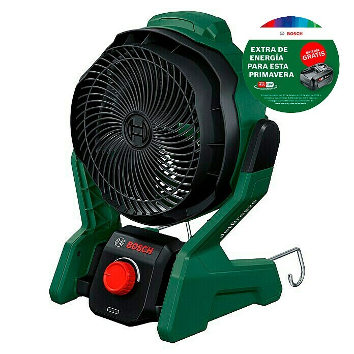 Bosch Power for All 18V Ventilador batería Universal Fan 18V-1000 (18 V ...