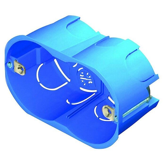 Doza za votle stene Modul VM3 (Vgradna globina: 50 mm, Modra) | Doze za ...