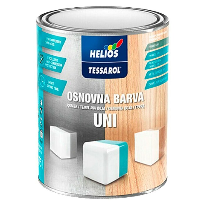 Helios Osnovna barva Uni (0,75 l, Bela) | 5950 - HV Grundierungen ...