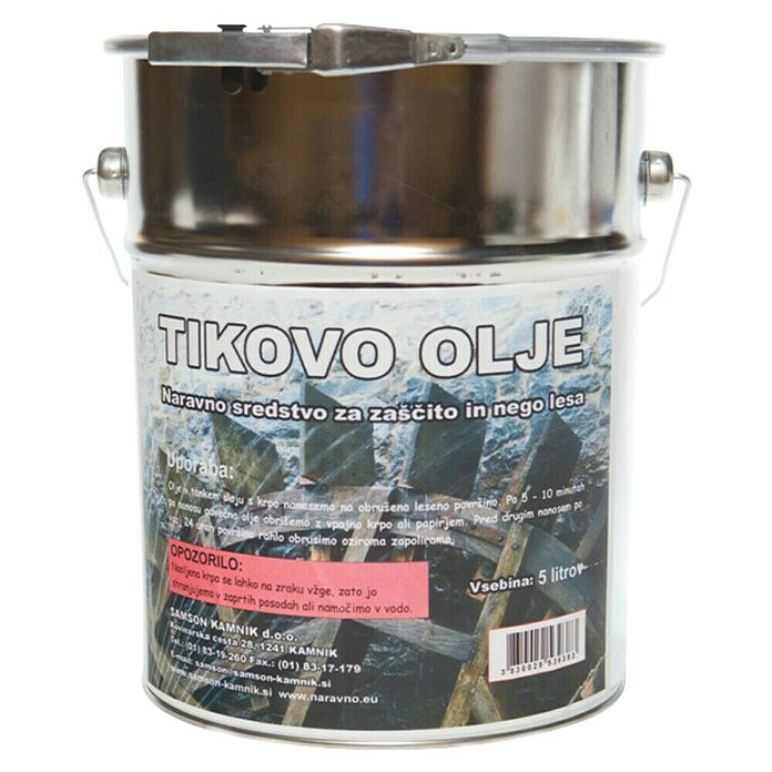 Olje za trdi les tikovine (5 l) | Olja za les | Zaščita in obdelava ...