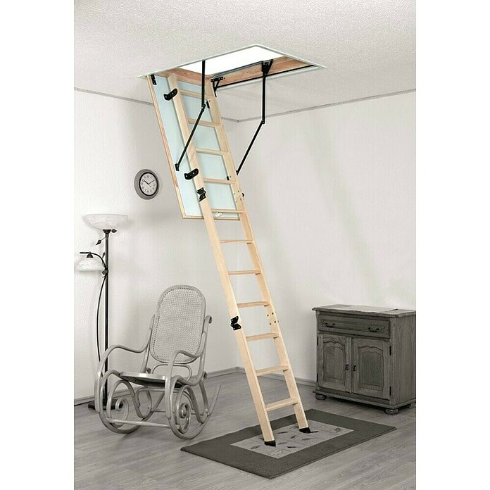 Meisterholz Podstrešne stopnice Thermo (110 x 60 cm, Toplotna izolacija ...